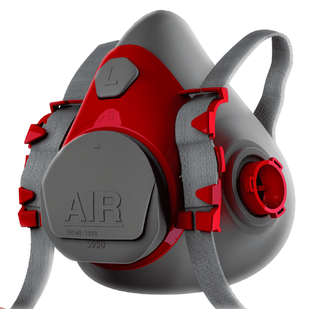 Respirador De Medio Rostro Air S950 - Mundo Dotaciones S.A.S.