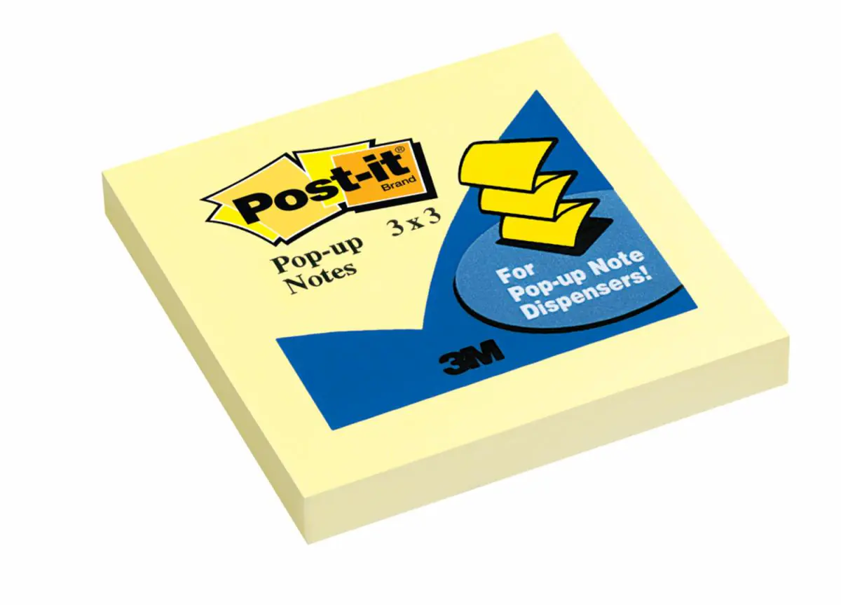 Notas Adhesivas Post-it® Pop-up, Amarillo - Mundo Dotaciones S.A.S.